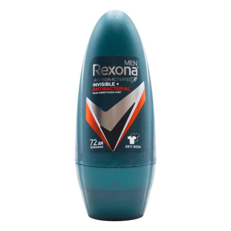 [3 for $12] REXONA MEN 45ml ROLL ON DEODORANT INVISIBLE AND ANTIBACTER ...