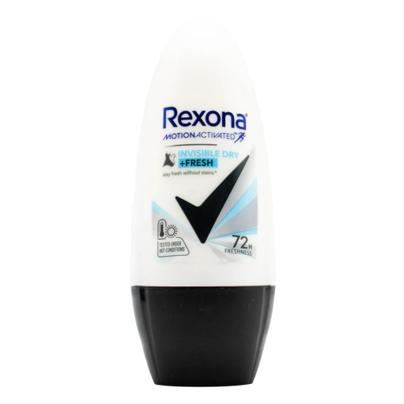 [3 for $12] REXONA 45ml ROLL ON DEODORANT 72 HOUR MOTION ACTIVATED INV ...